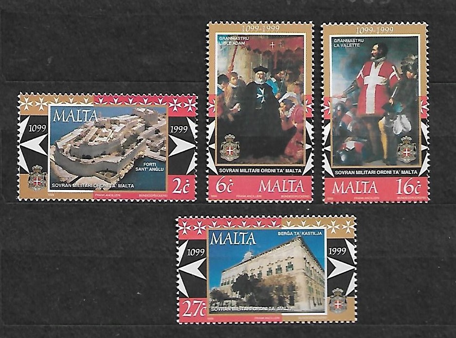 Znaczek pocztowy - WOJSKO MALTA MI.1059-1062** | Kupznaczki.pl