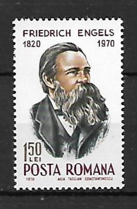 Znaczek pocztowy - ENGELS RUMUNIA MI.2867** | Kupznaczki.pl