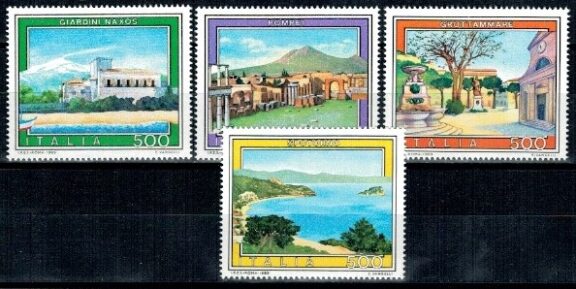 Znaczek pocztowy - MALARSTWO WŁOCHY MI.2084-2087** | Kupznaczki.pl